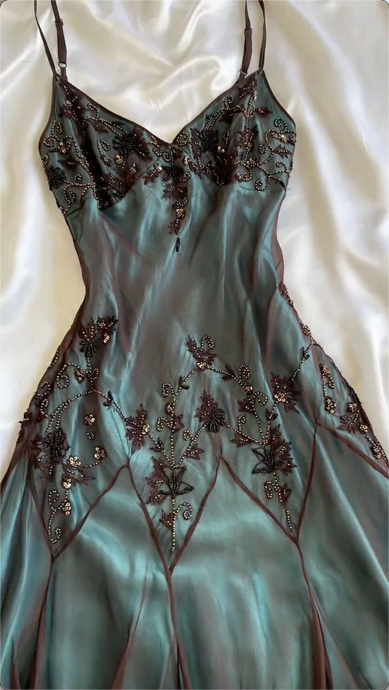 Modest Sheath Spaghetti Straps Chiffon Prom Dresses Evening Gown fg714 ...