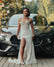 Sparkly Sequins Pearl Evening Dress Romantic Sweetheart Neck Cocktail ...