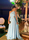 Long Evening Dress with Streamer,A Line Formal Party Gown fg4778 ...