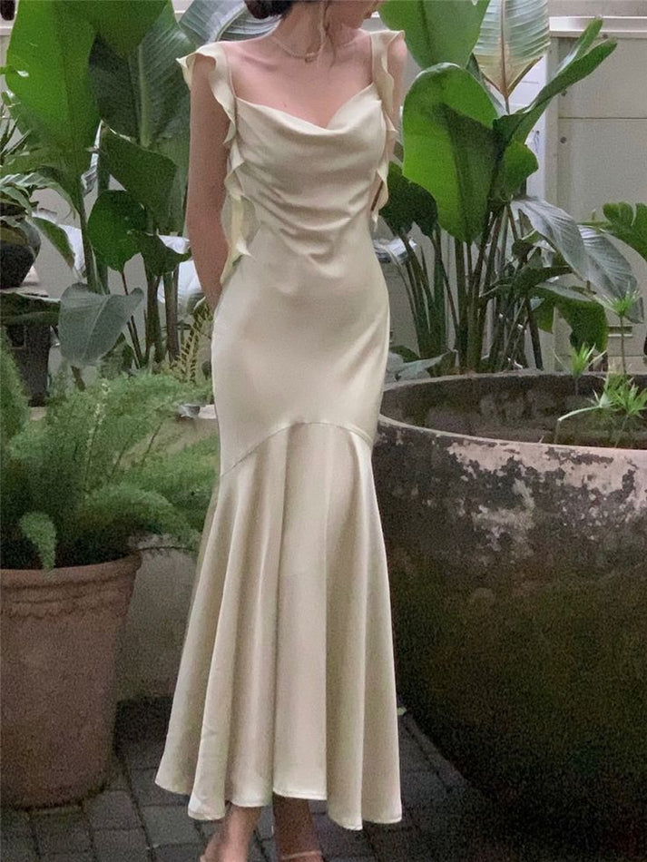 Elegant Ivory New Fashion Prom Dress Party Birthday Outfits fg4511 ...