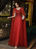 shiny Prom Dresses bling Lace Applique Custom Made Beaded Long Sleeves ...