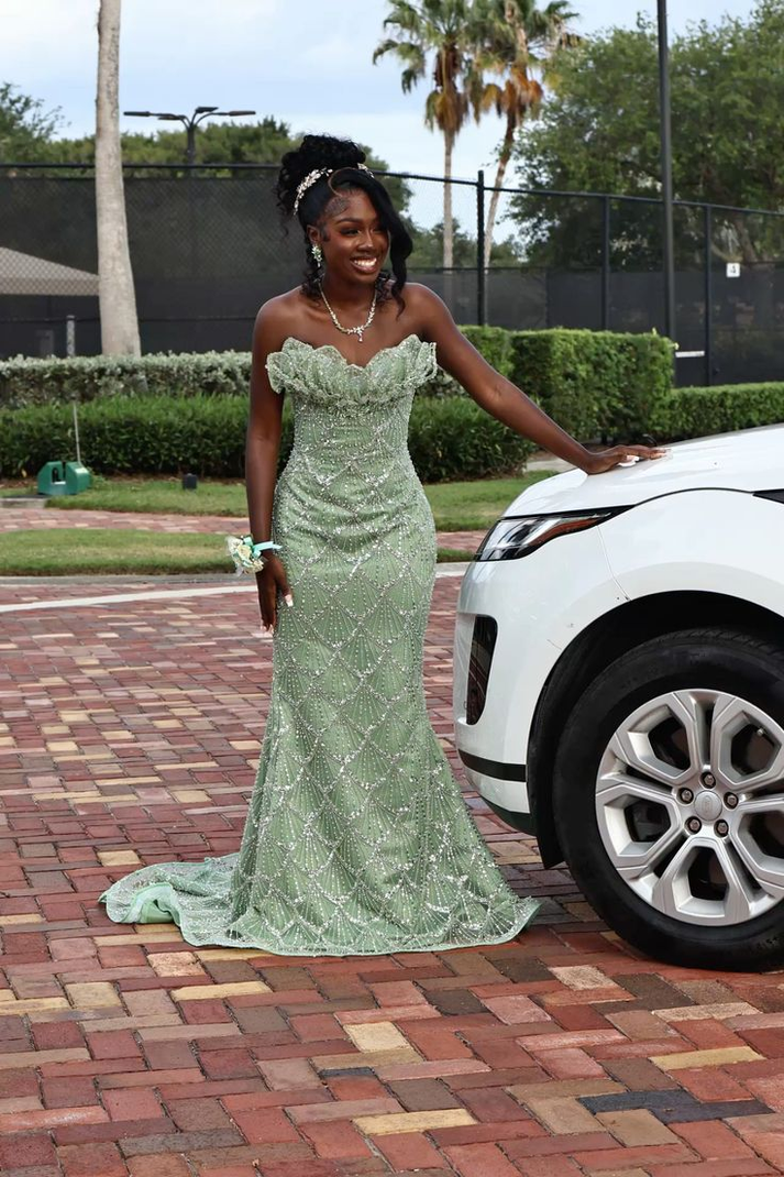 Sequin Mermaid Long Prom Party Dress Black Girl Graduation Dress fg841 ...