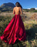 Sexy Spaghetti Straps Red Prom Dress fg3171 – formalgowns